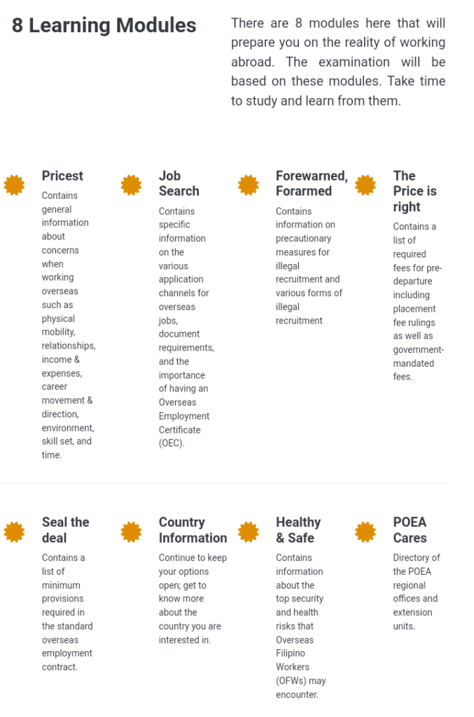 How to Register Pre-Employment Orientation Seminar (PEOS) Certificate ...