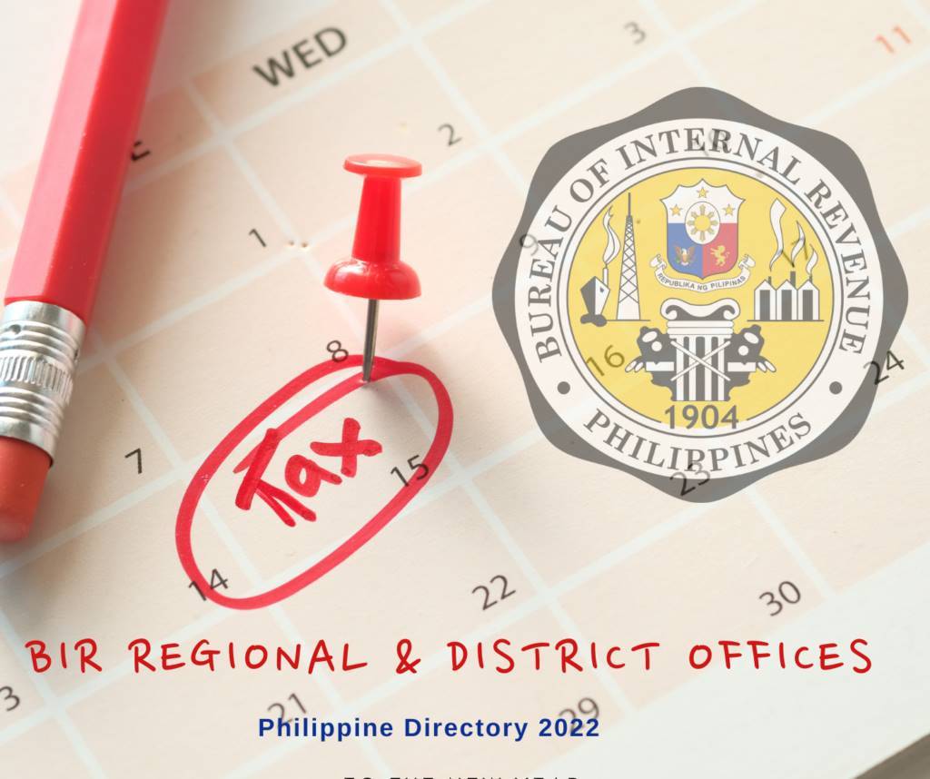 List of BIR Regional and District Office (RDO) and Codes in the ...
