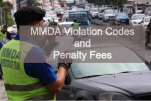List of MMDA Violation Codes and Penalty Fees All Motorists Should Know ...