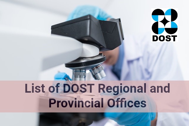 List of DOST Offices in the Philippines - The Pinoy OFW